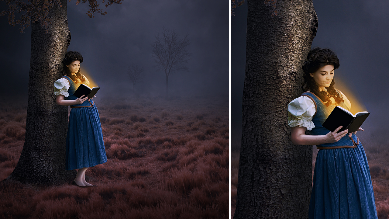 Photoshop Tutorial Manipulation Effects Magic Book