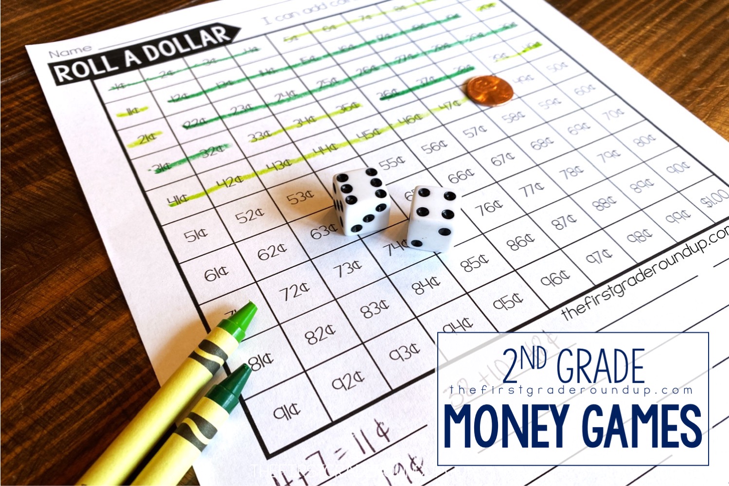 4 kid favorite Money Activities for 2nd Grade - The First Grade Roundup