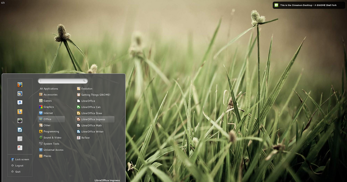 Cinnamon: GNOME Shell Fork With A GNOME2-Like Layout ~ Web Upd8: Ubuntu ...