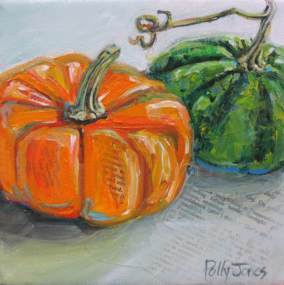 Small Wonders Daily Paintings by Polly Jones: A Pumpkin and Squash ...
