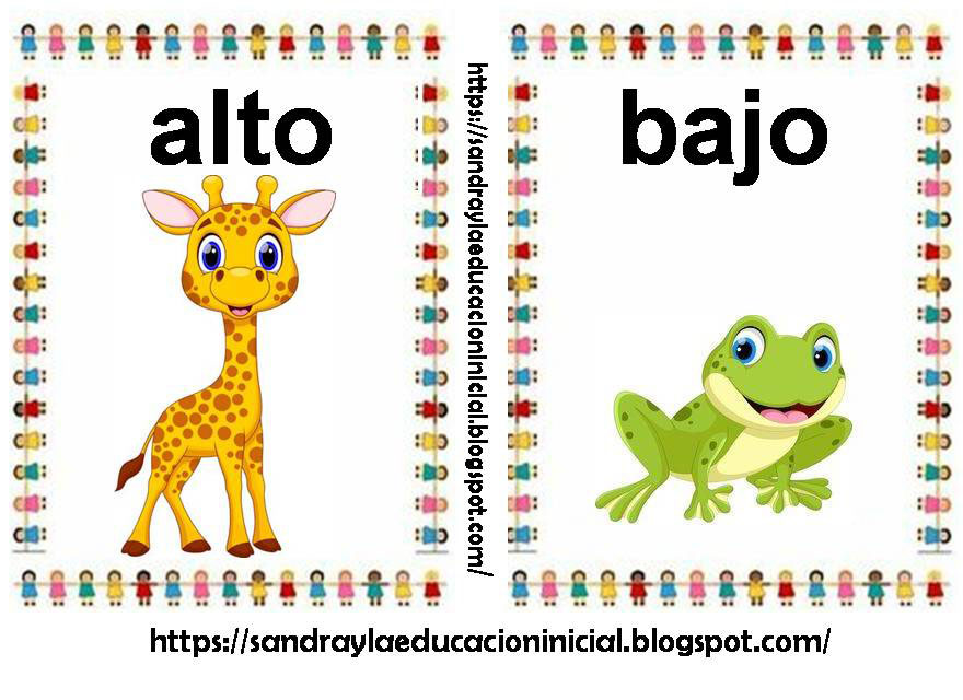 LOS OPUESTOS: IMPRIMIBLES, JUEGOS Y ACTIVIDADES