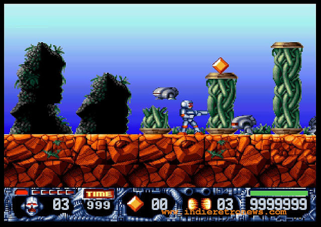 Indie Retro News: Turrican 2 as a in progress MS-DOS AMIGA AGA ...