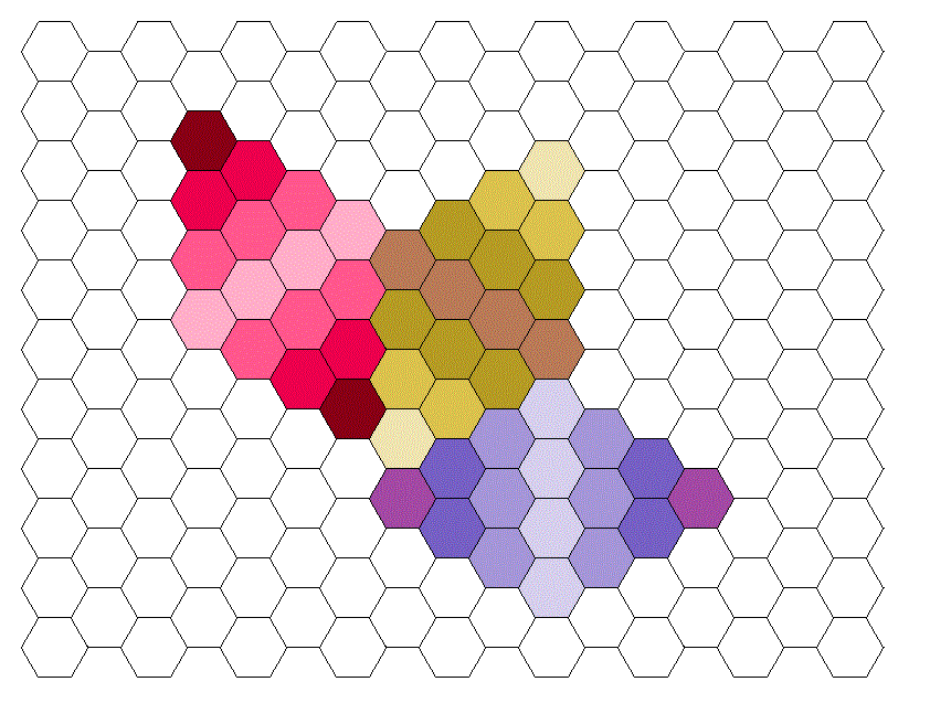 MEDIAN Don Steward mathematics teaching: counting hexagons