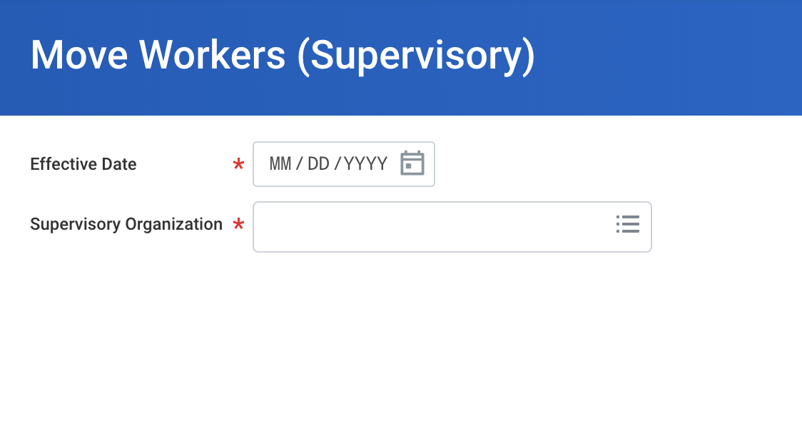 Workday Tricks: Change Supervisor using task Move Workers