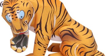 Ito Jakuchu's Tiger Papercraft | Paperized Crafts