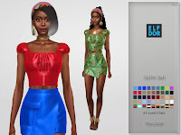 Elliesimple Sleeveless Long Dress RC - shiny - ELFDOR