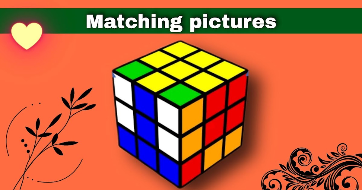 Rubik's cube Patterns : Matching pictures- G 10 | How to solve a Rubik ...