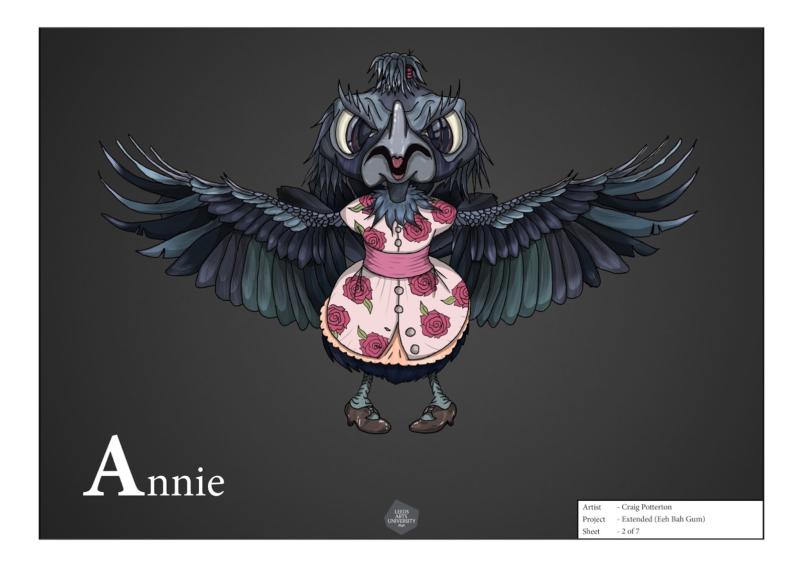 STUDIO PRACTISE: LAUN603, EXTENDED PRACTISE, STUDY TASK 1, CHARACTER ...