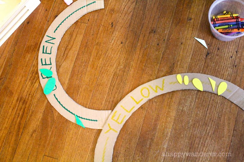 a happy wanderer: colors: building a rainbow...