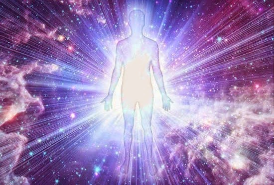 PSYCHE over MATTER: Humans glow in the dark