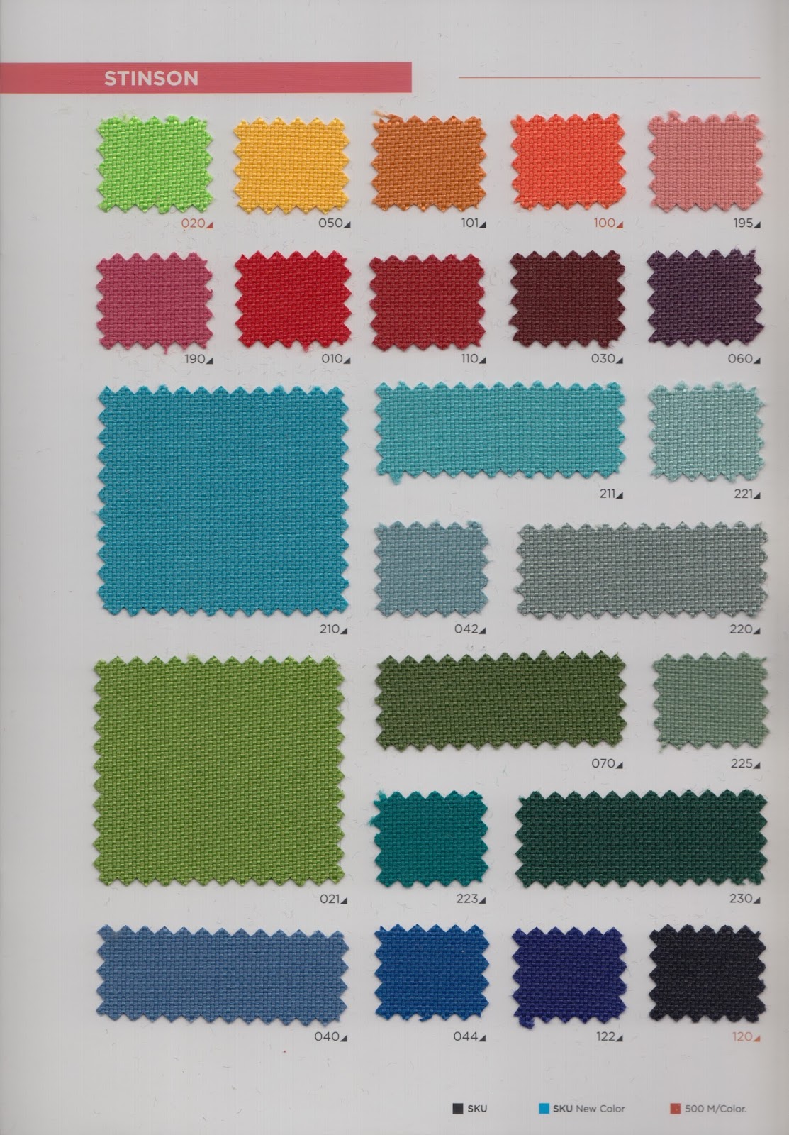 SOFA MATERIALS: STINSON - SUNPROOF