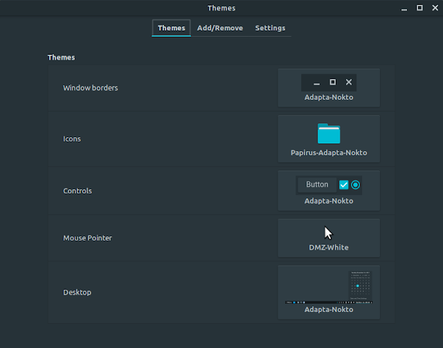 Percantik Tampilan Linux Mint Dengan Tema Adapta Nokto