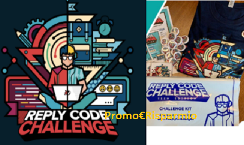 PROMO€RISPARMIO: Reply Code Challenge Teen Edition : 300 kit gadget omaggio