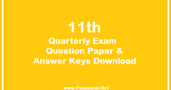 11th Quarterly Exam Question Paper And Answer Keys Download Padasalai 11th-quarterly-exam-question-paper-and-answer-keys-download-padasalai