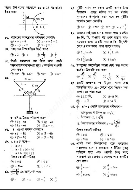 HSC Higher Math 2nd Paper Model Question - 02