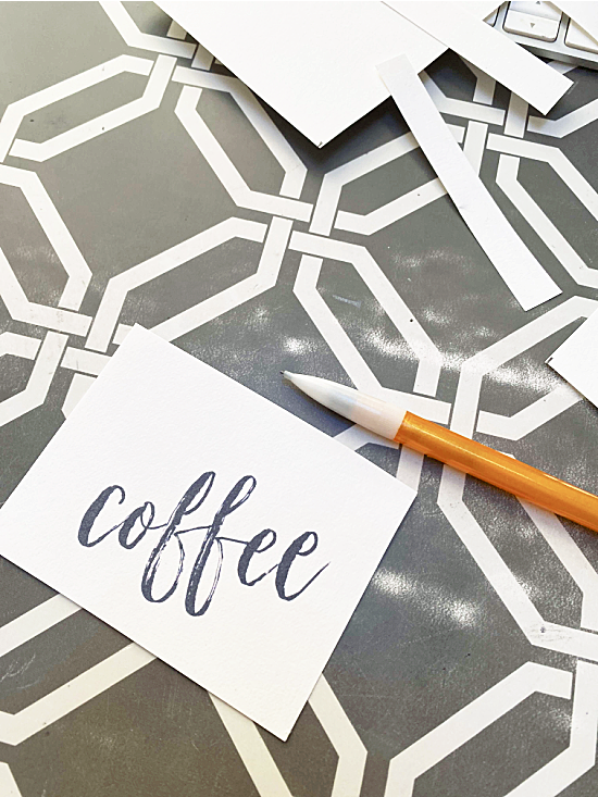 Dollar Store Coffee Sign