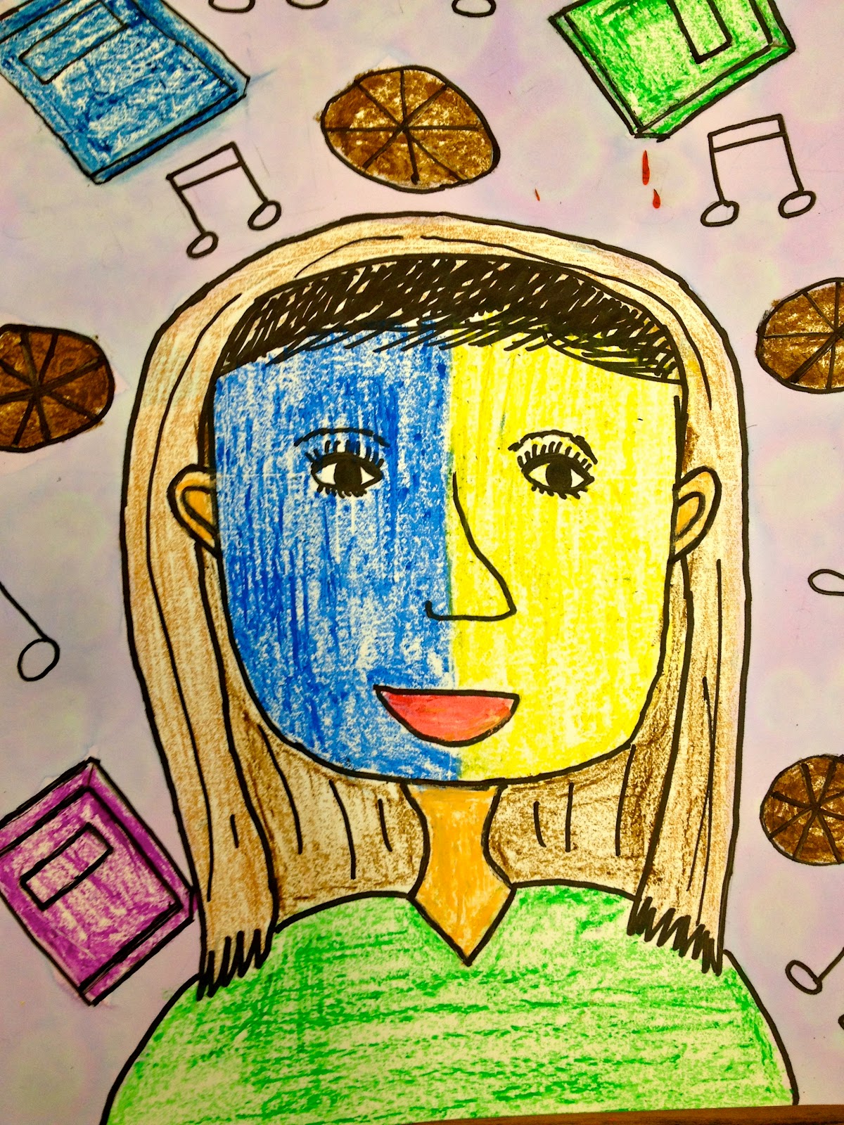 art attack: 6th Grade - Emotion Self Portrait
