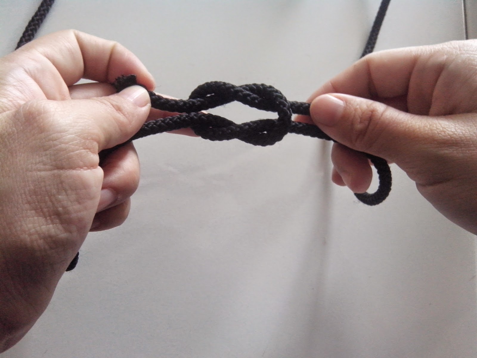 教学分享: ikatan: Buka Sila ( Reef Knot ),Simpul Bunga Geti ( Sheet Bend ...