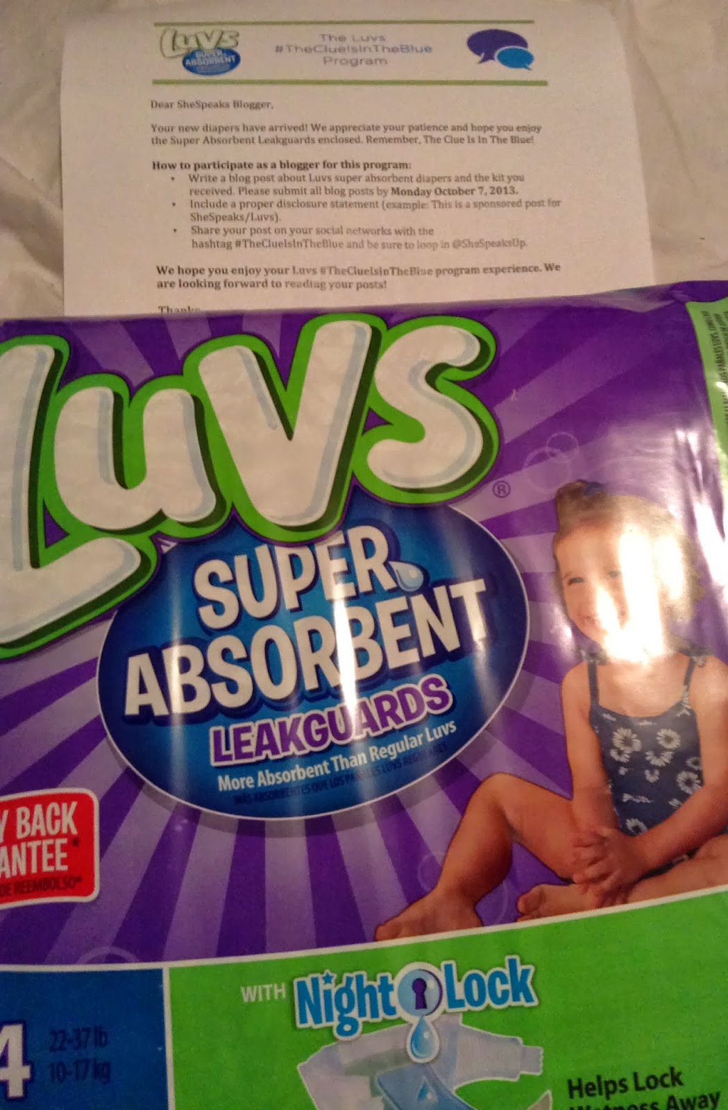 DnBuster's Place: Luvs Super Absorbent Leakguards Diapers Review # ...