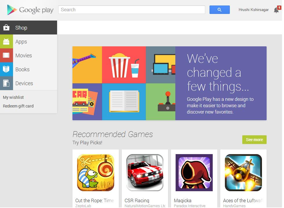 The New Design of Google Play Store Review ~ Cyber Hrushi - Latest Tech ...