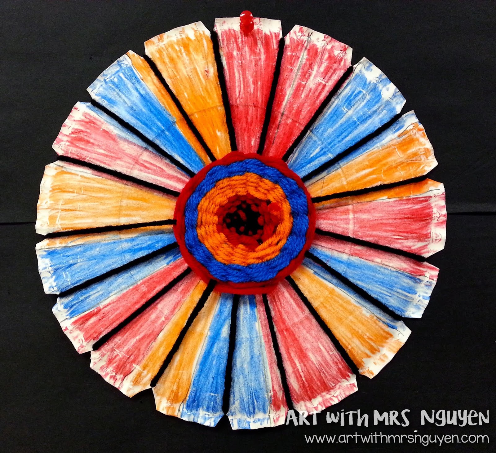 Radial Plate Weaving (3rd) | Art with Mrs. Nguyen