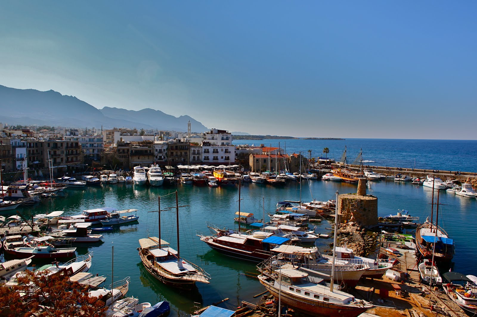 Merlin and Rebecca: Kyrenia Harbor