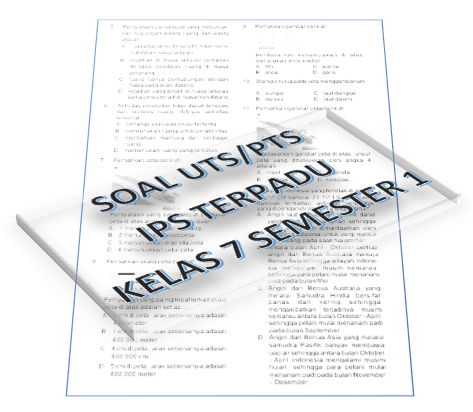 Soal dan Kunci UTS/PTS IPS Kelas 7 Semester 1 - Kherysuryawan.id