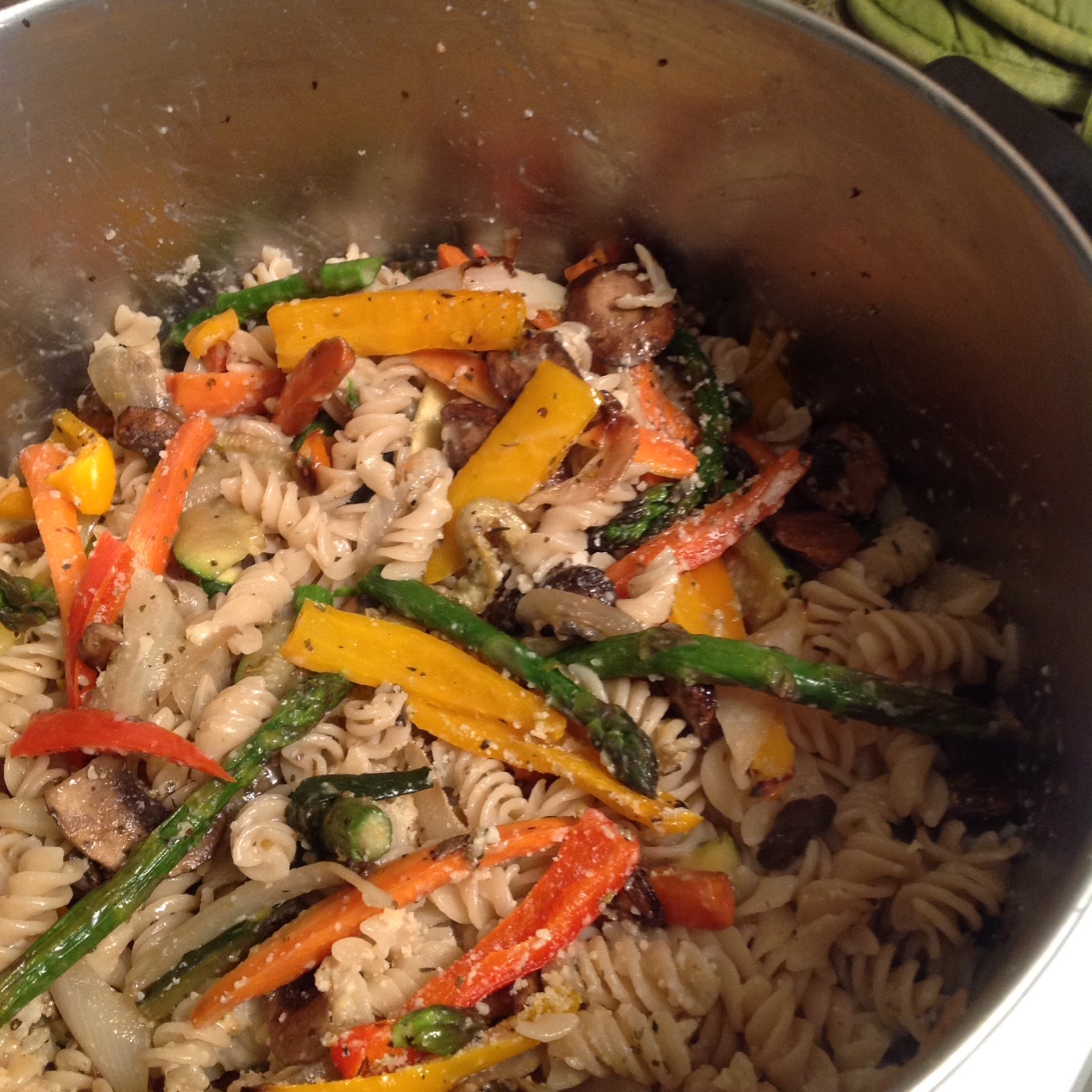 Gluten Free With Silvana: Rotelli w/Roasted Vegetables