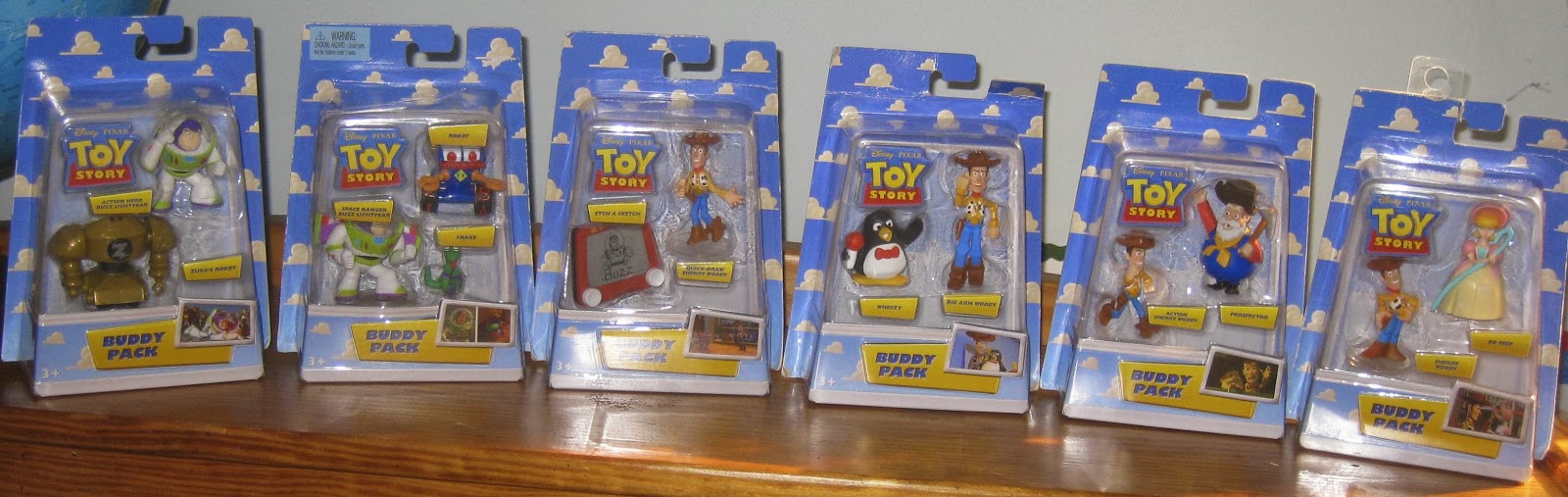 Dan the Pixar Fan: Toy Story Buddy Packs from Mattel Complete Guide ...