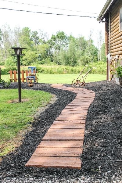 Rustic Wood Path - Tiff W. - on the creek blog