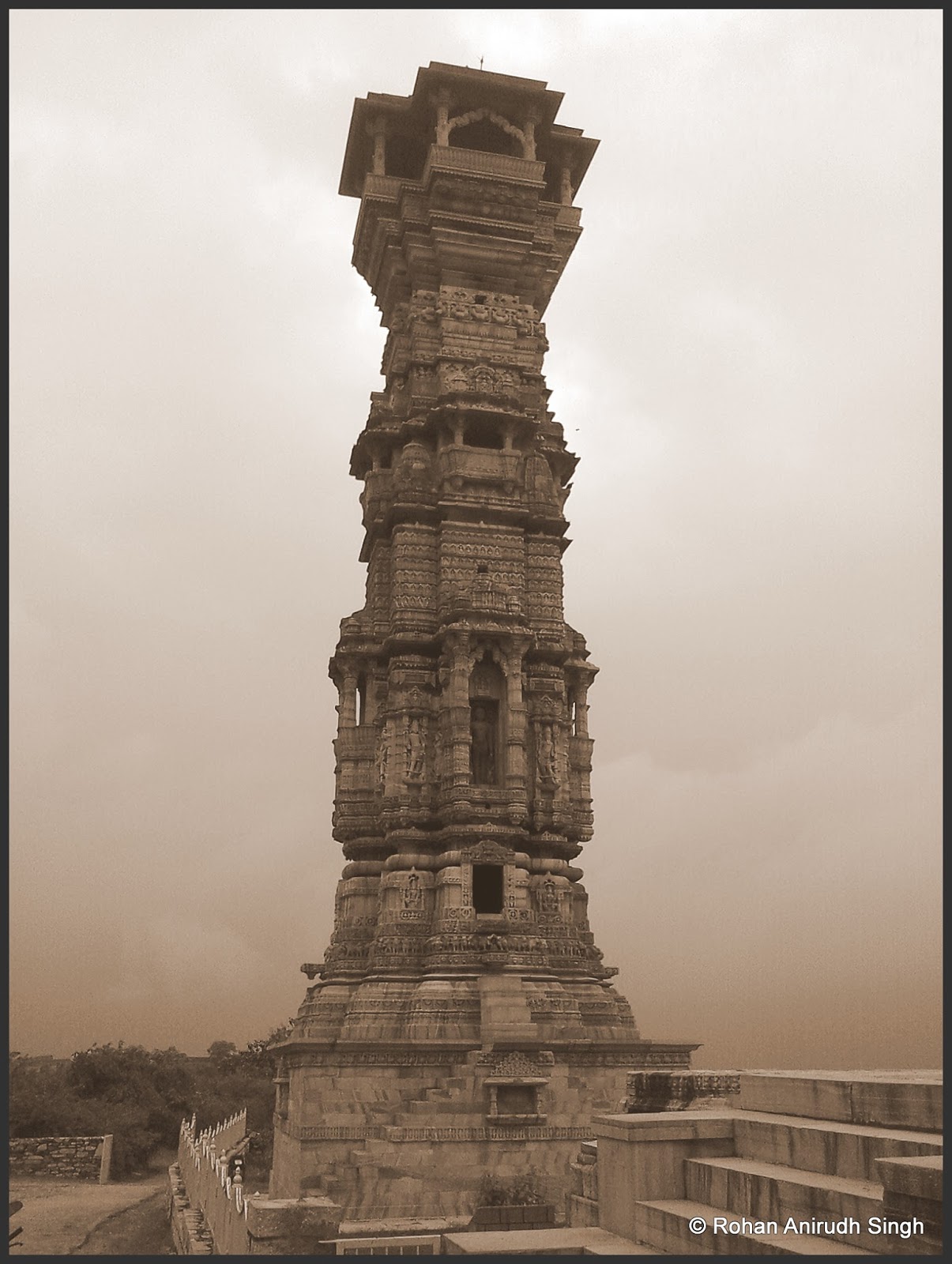 Jain Kirti Stambh, Chittaurgarh (Const 12th Cent CE), Picture of the ...