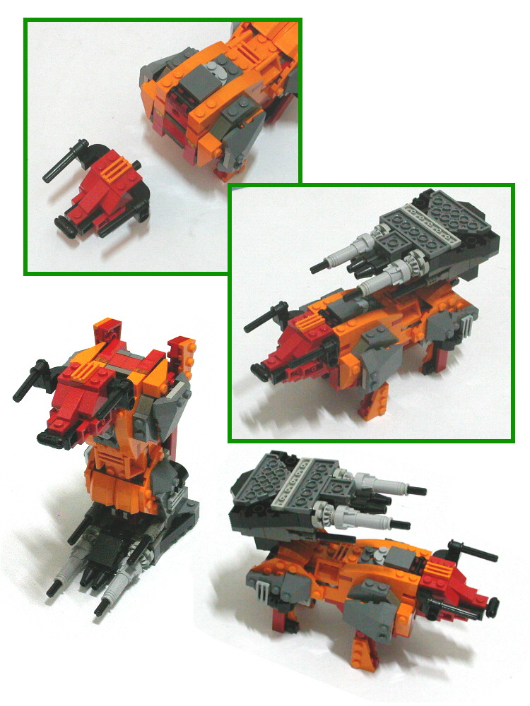 Alanyuppie's LEGO Transformers: LEGO Predaking Instructions Part 2 ...