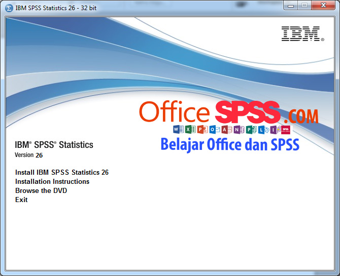Cara Install IBM SPSS Statistic Versi 26 Terbaru 2020 - OfficeSPSS