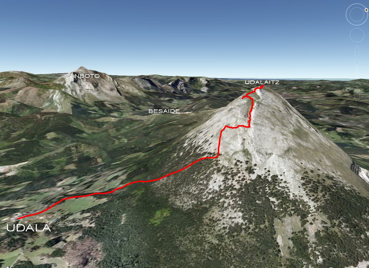 POR LA MONTAÑA ALAVESA: UDALAITZ (La peña de Udala)