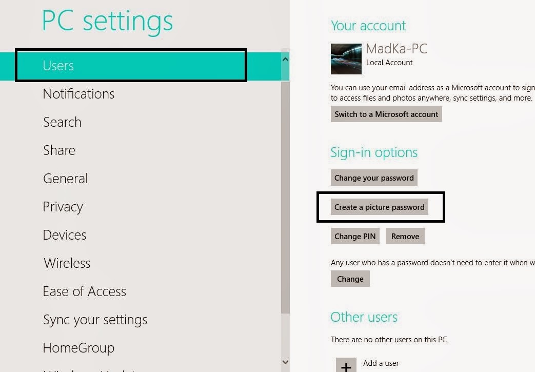 Cara Lock Screen Windows 8 Menggunakan Picture | Madka Corporation