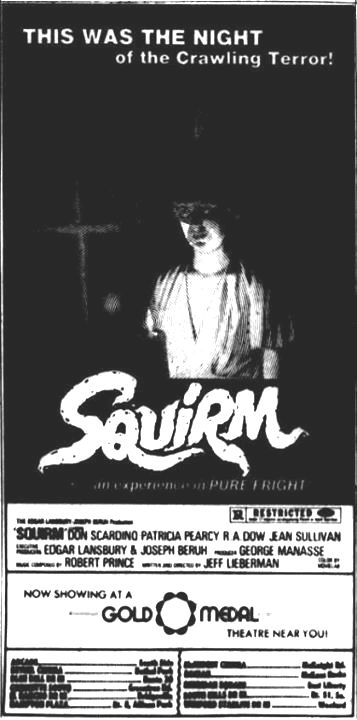 Groovy Doom: Squirm (1976): When things that can't kill you, can.