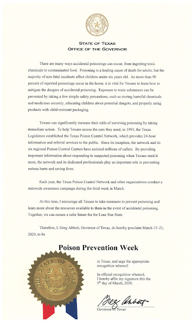 Texas Poison Center Network: Poison Prevention Week Brings Awareness to ...