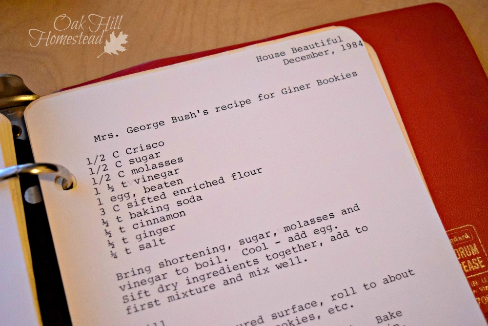 Chocolate Crinkle Cookies and the Christmas Cookie Notebook - Oak Hill ...