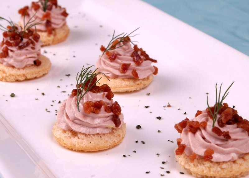 Na Cozinha da Margô: Canapé de Presunto e Bacon