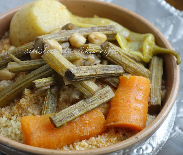 COUSCOUS RUSTIQUE BEL GUERNINA OU CHARDONS DE LA CAMPAGNE BÔNOISE POUR ...