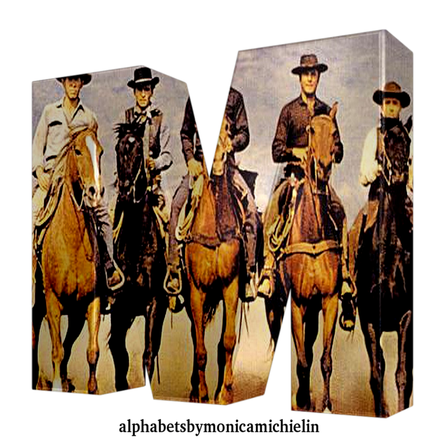 M. Michielin Alphabets: HORSE 'MAGNIFICENT SEVEN MOVIE' ALPHABET AND ...