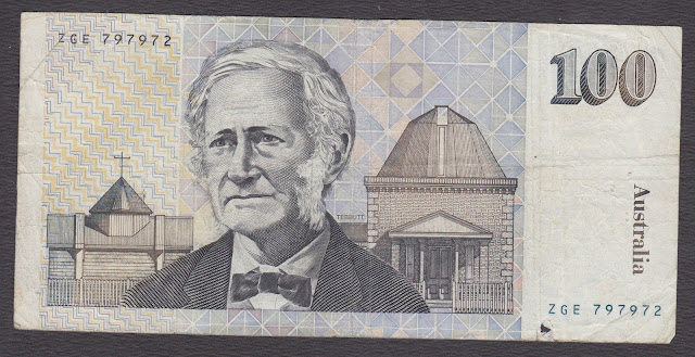 Blogart: Australian Banknotes-The Last Australian Paper 100 Dollar ...
