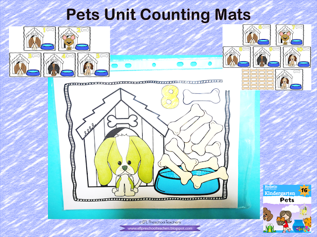 ESL/EFL Preschool Teachers: Pets Unit Games, Printable book and more ...
