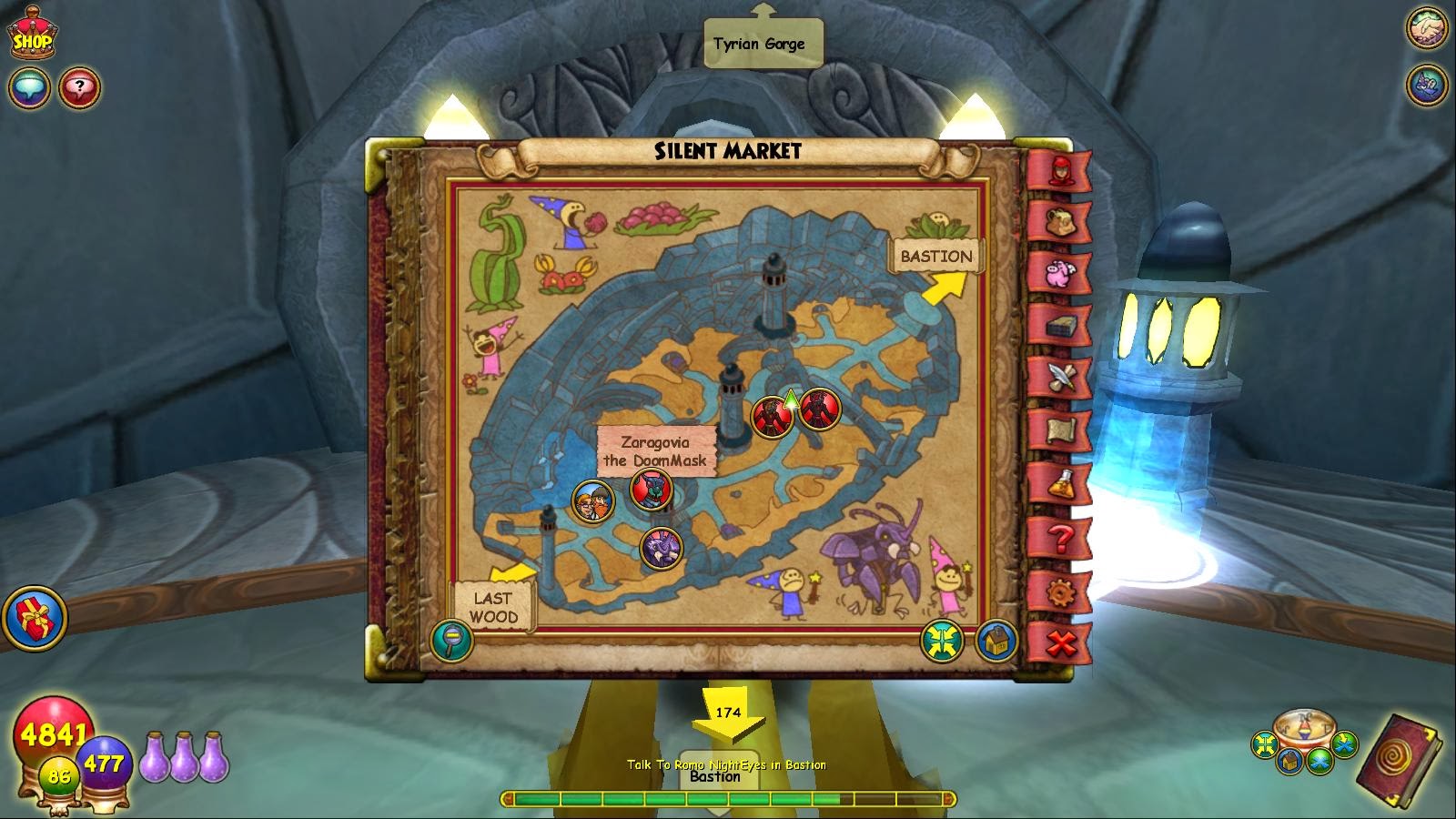 Valerian's School for Wayward Wizards: Khrycket Locations win Wizard101 ...