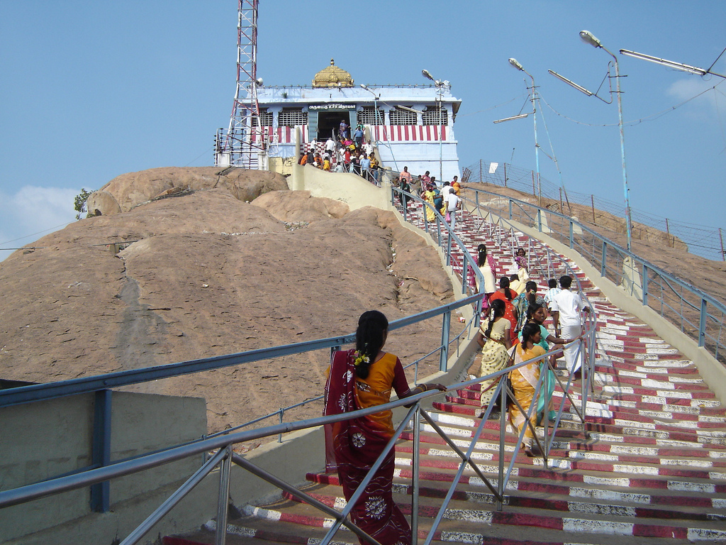 Tamilnadu Tourism: Ucchi Pillayar Temple, Rockfort, Trichy
