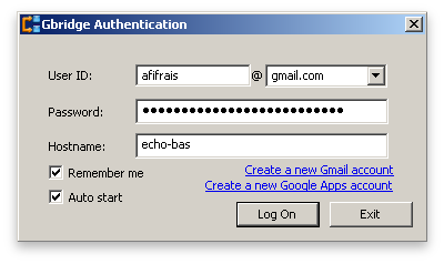 afifplc: Access remote PC easily with Gbridge