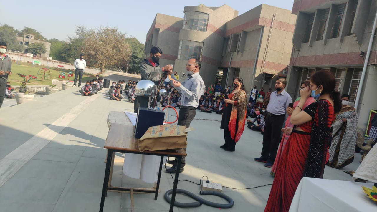 LIBRARY KV NSG MANESAR: CELEBRATION OF NATIONAL SCIENCE DAY 2021
