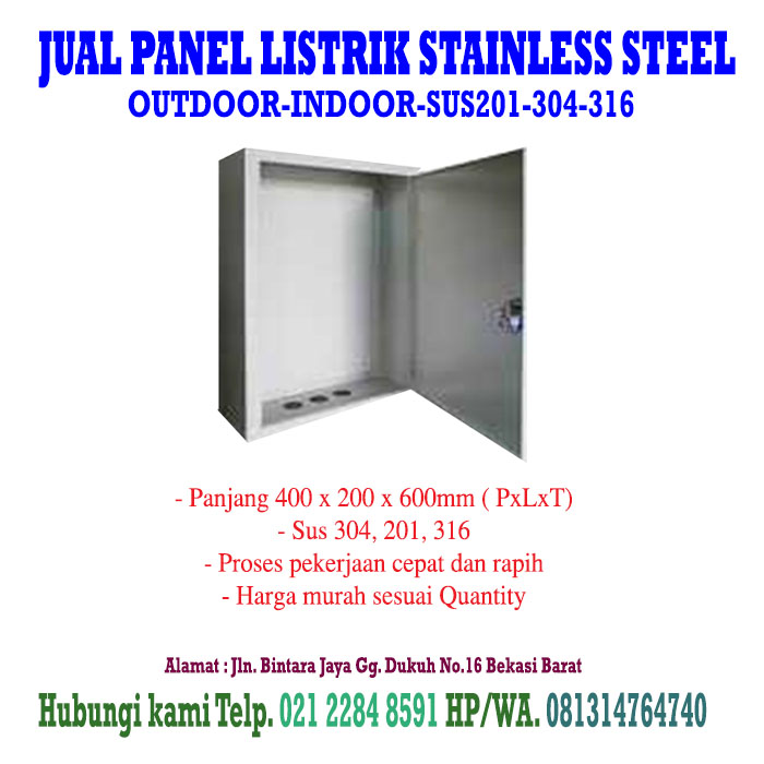 FABRIKASI MACAM MACAM BOX PANEL LISTRIK/ ELECTRICAL BOX CONTROL ...