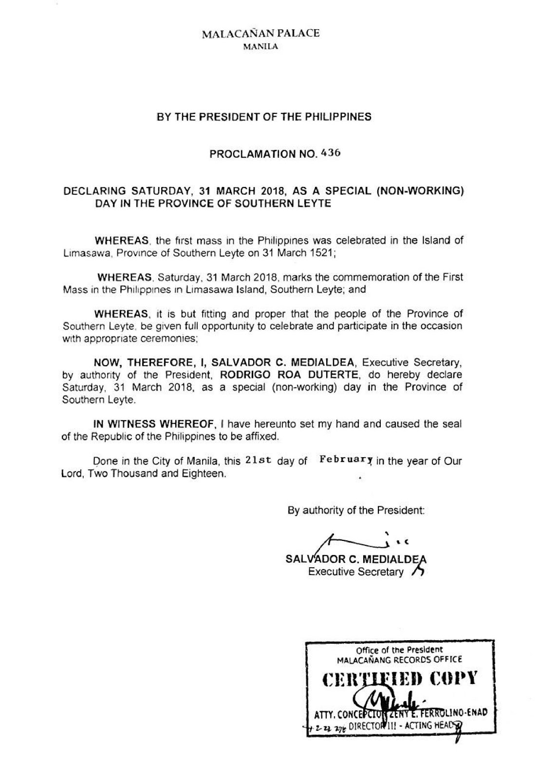 Philippine Holidays: Special (Non-Working) Day in the Province of ...