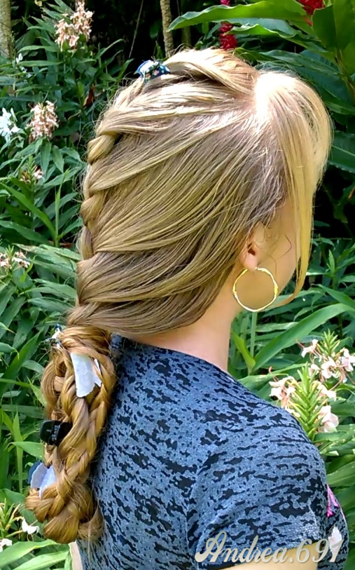 Braids & Hairstyles for Super Long Hair: Wrap-around French braid